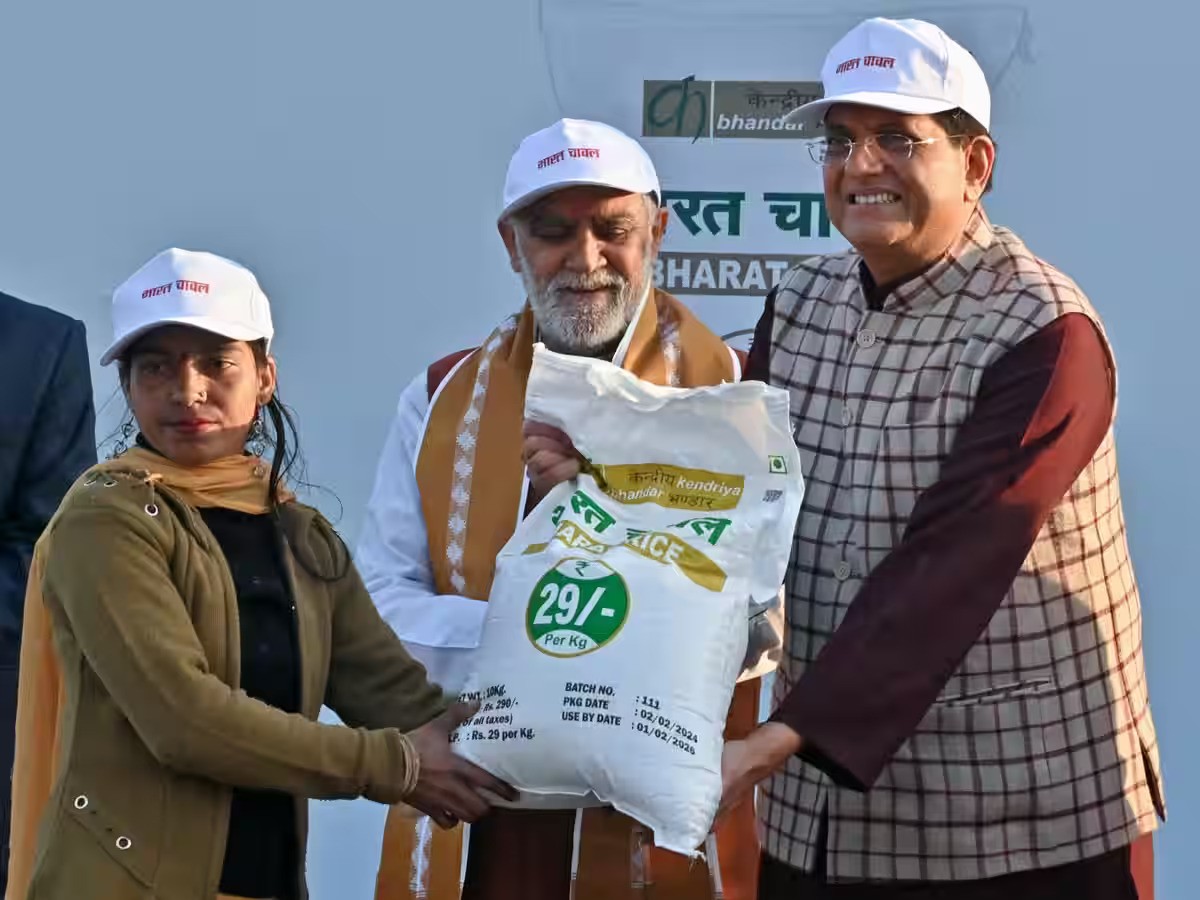 Govt Launches 'Bharat' Rice at Rs. 29/kg in 5kg and 10kg Packs - Global ...